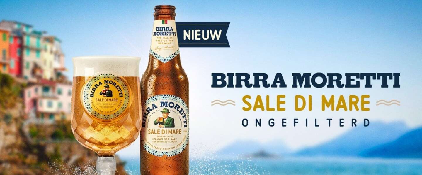 Birra Moretti introduceert nieuw ongefilterd bier met zeezout: Sale di ...
