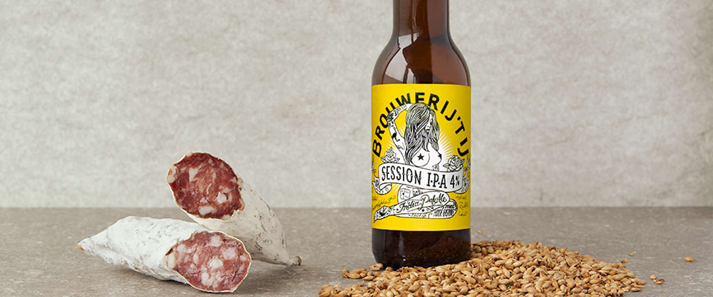 Brouwerij ’t IJ en Brandt & Levie hebben een bierworst gemaakt – Eatly