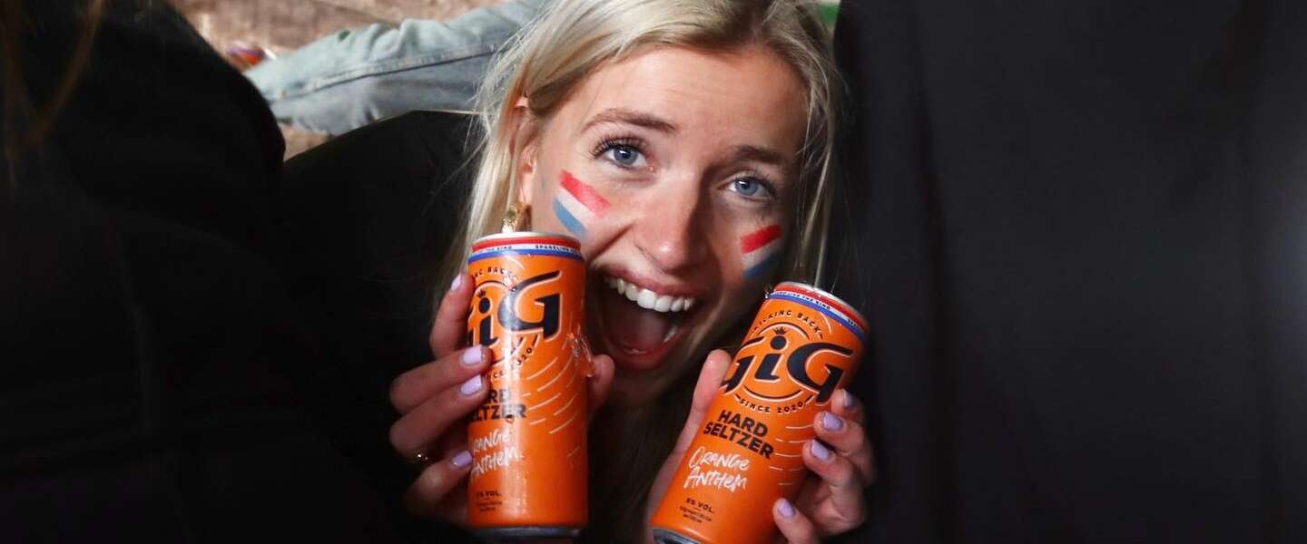 GiG Hard Seltzer komt deze Koningsdag met een Koninklijke GiG – Eatly