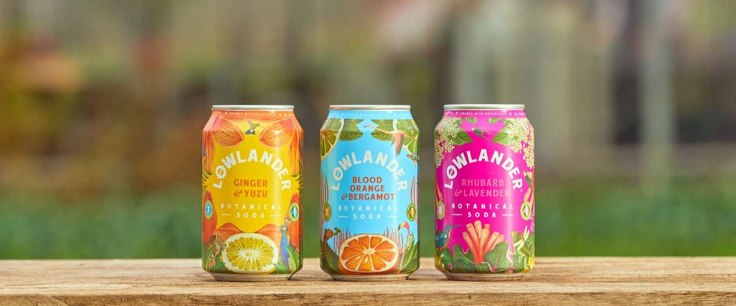 Bierbrouwer Lowlander lanceert drie botanische en suikerarme soda’s – Eatly