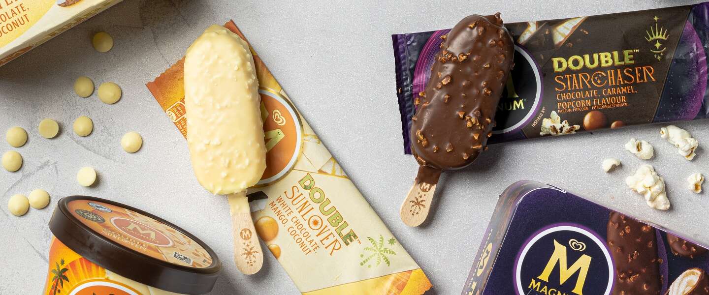 Magnum lanceert twee nieuwe smaken: Double Starchaser & Double Sunlover ...
